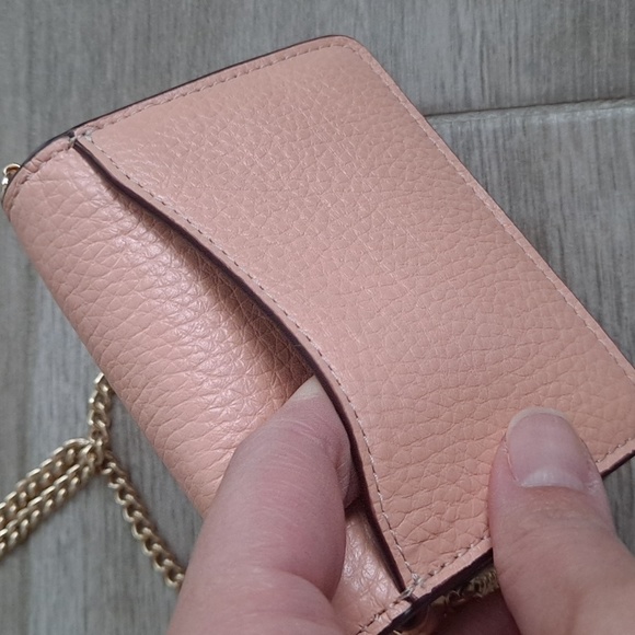 Coach | Bags | Coach Pink Wallet On Chain | Poshmark